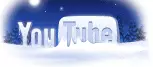 YouTube 冬季标志