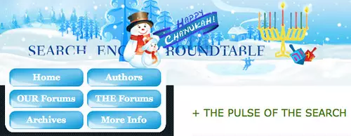 Search Engine Roundtable Chanukah 1