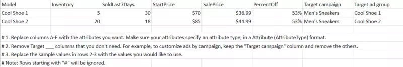 Amélioration des annonces textuelles d'e-commerce avec les flux de données du personnalisateur d'annonces 2171_4