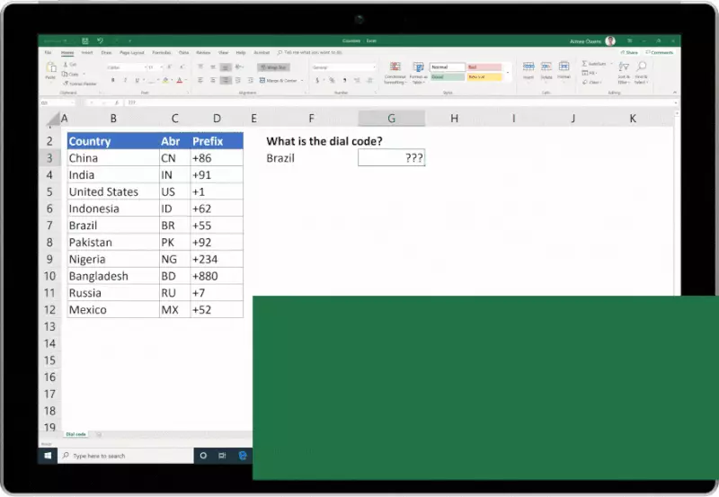 Microsoft-ek XLOOKUP aurkezten du Excel-en, eta gauza handia da datuen berri emateko 2220_1