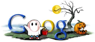 Google Хэллоуин 2003 логотипі