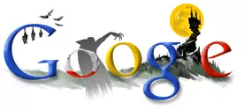 Google Хэллоуин 2005 логотипі