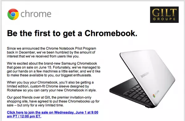 Gilt Sellout este de bun augur pentru Chromebookurile Google? 22520_2