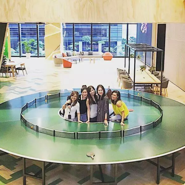 google-circle-ping-pong-table