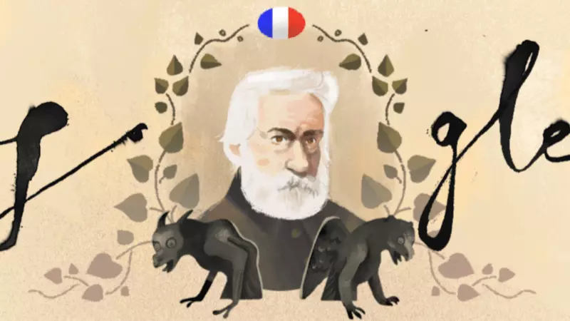 Victor Hugo Google doodle សម្គាល់ការបោះពុម្ពសៀវភៅបុរាណរបស់អ្នកនិពន្ធប្រលោមលោកជនជាតិបារាំង 'Les Misérables' 23194_1