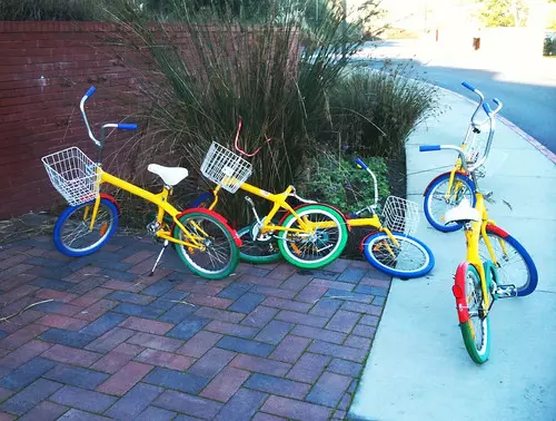 Googleplex aizdevuma velosipēdi