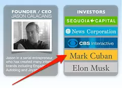 Mahalo, sostenuto da Mark Cuban