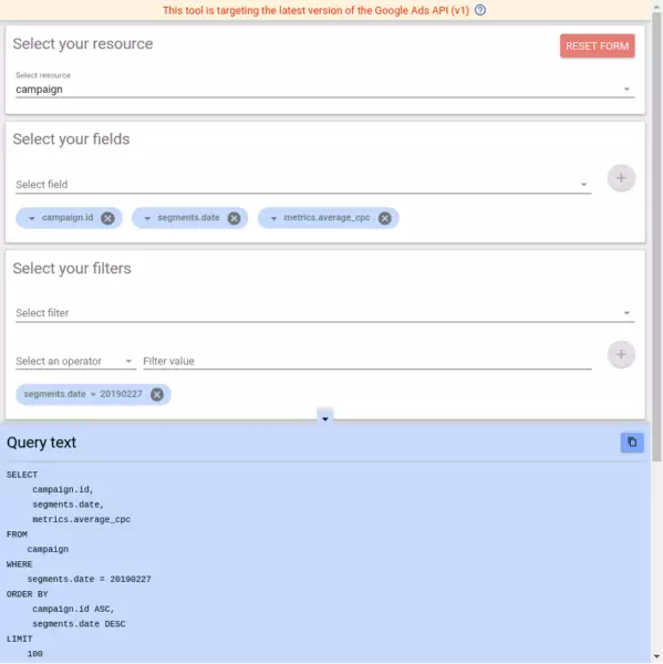 Google tniedi Google Ads API query builder faċli għan-negozjant 26875_1