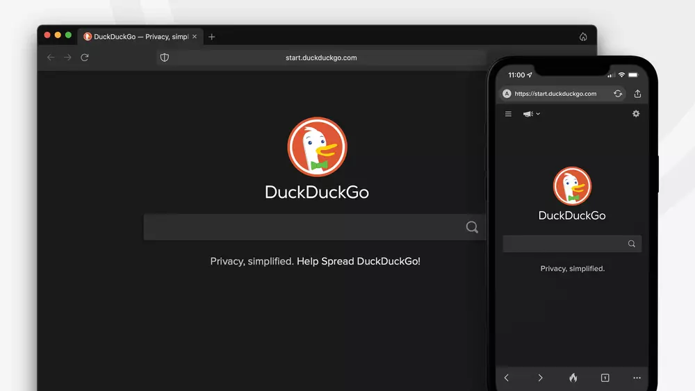 DuckDuckGo zum Starten eines Desktop-Browsers