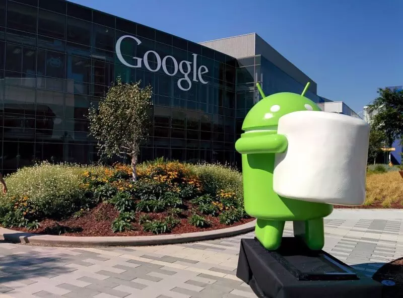 Android Marshmallow արձան