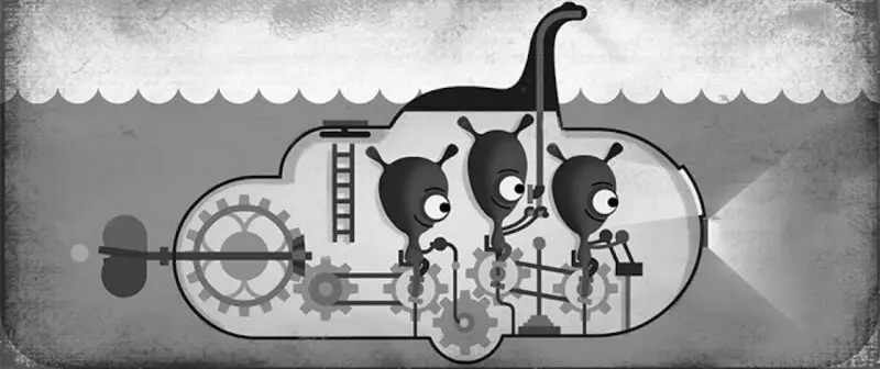 Google Doodle Monstru din Loch Ness