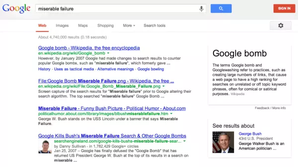 google-misserable-failure-bush-knowledge-graph