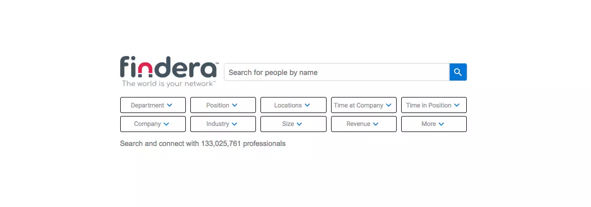 El motor de búsqueda Findera ayuda a los reclutadores a encontrar talento, las ventas a encontrar clientes potenciales