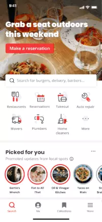 Der neue Home-Feed von Yelp sieht aus wie eine bestimmte beliebte Social-Media-App 3043_1