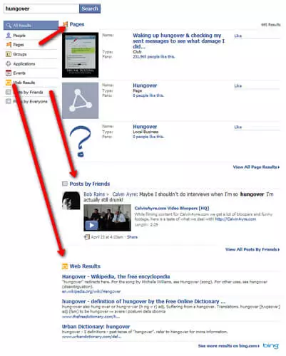 Αναζήτηση Hungover στο Facebook