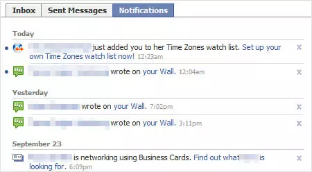 Facebook Notifications