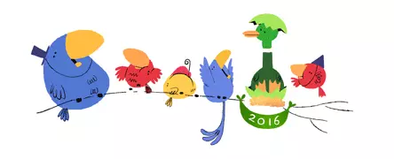 Qu'est-ce qui va éclore demain dans le Doodle du Nouvel An de Google ? 32267_4