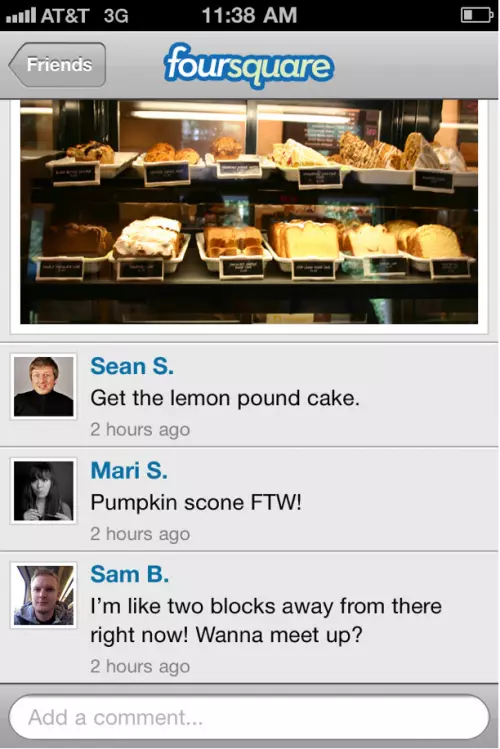 Foursquare добавя снимки, коментари за повече социална ангажираност 32484_2