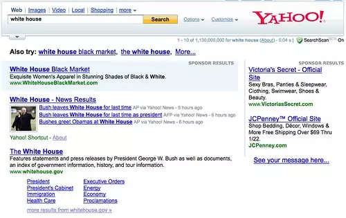 Yahoo - White House