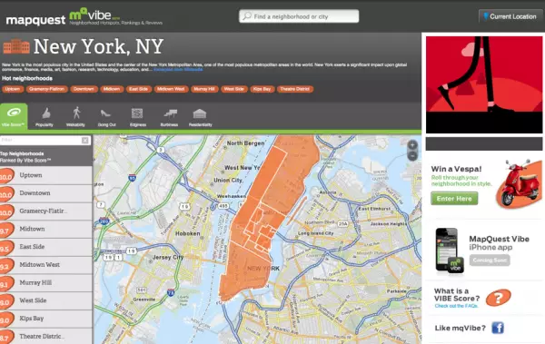 Mapquest מציג לראשונה אתר מיפוי מקומי-חברתי חדש 33987_2