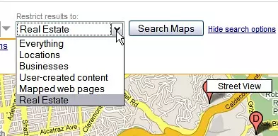 ਗੂਗਲ ਨੇ ਨਕਸ਼ੇ 'ਤੇ ਰੀਅਲ ਅਸਟੇਟ ਪੁੱਲ-ਡਾਊਨ ਫਿਲਟਰ ਸ਼ਾਮਲ ਕੀਤਾ