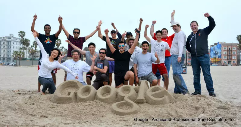 Logo Google Sand Castle