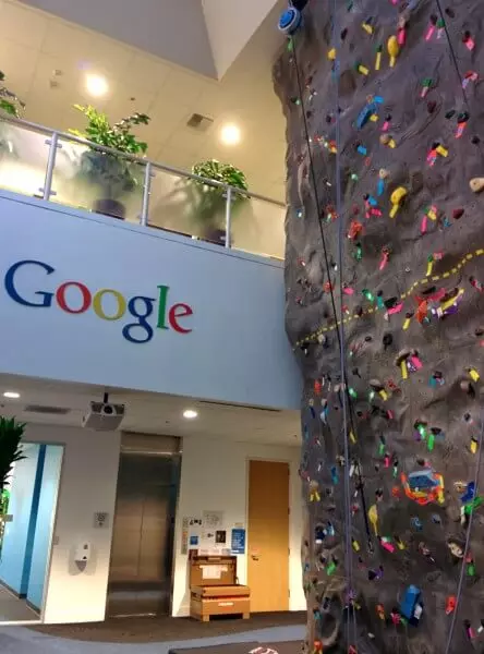 Google klettaklifurveggur
