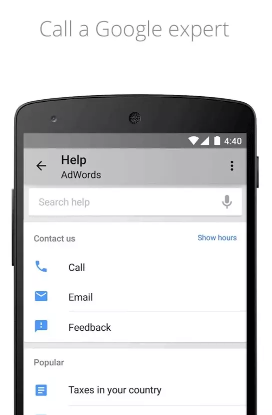 google-adwords-app-call