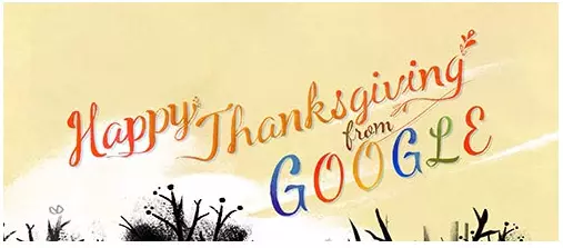 Thanksgiving 2013 Google Logo Xav Txhua Tus Neeg Zoo Siab Hnub So Nrog Banjo Music & Dancing Tsiaj