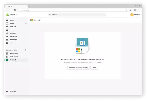 „Microsoft Bing“ Shopify integracija dabar veikia su „pirk dabar“. 354_2