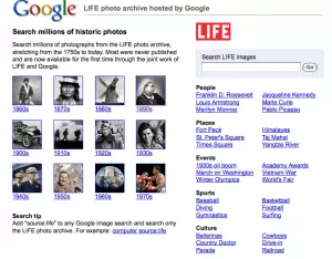 Google Hosting Time-Life Photo Archive、1,000万枚の未公開画像が公開されました