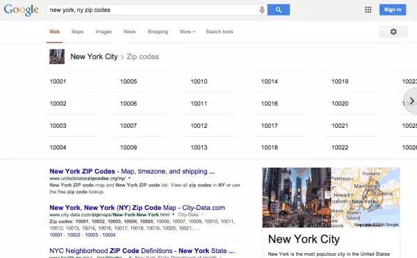 google-zipcodes