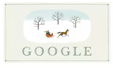 Лого на Google Happy Holidays 2013 година
