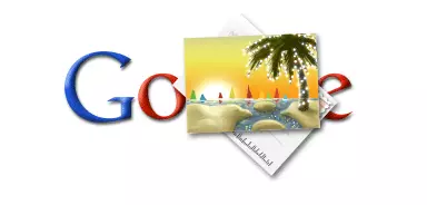 „Google“ 2009 m. atostogų logotipas