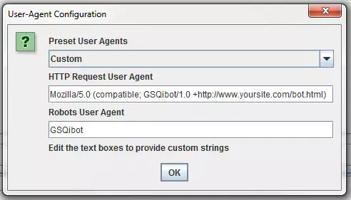 Hoe om 'n pasgemaakte gebruikersagent in Screaming Frog op te stel.