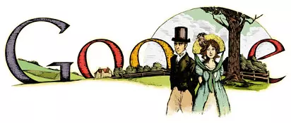 Google - 235-солагии зодрӯзи Ҷейн Остин