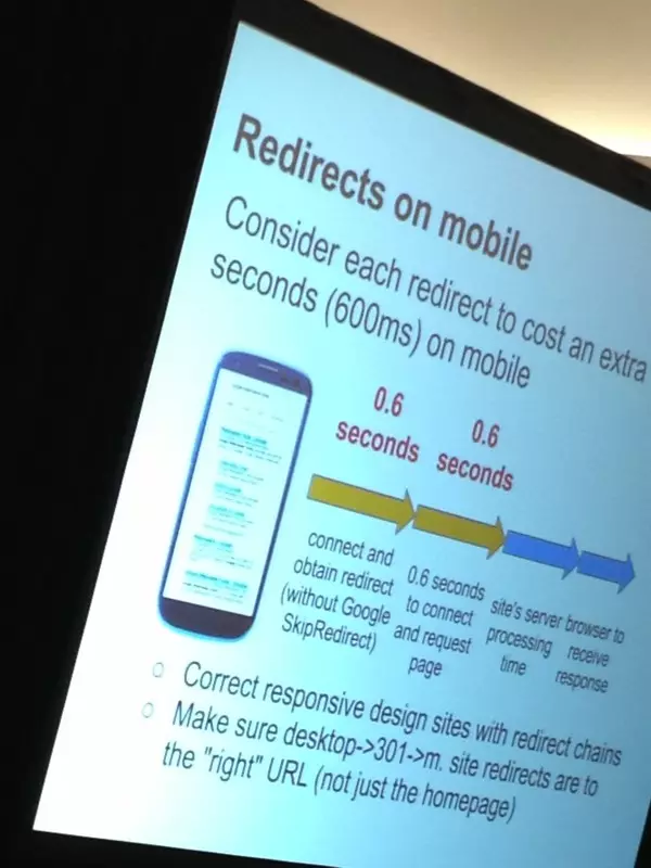 Mobile latency fanwege trochferwizings