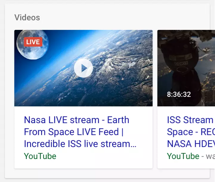 Sinusuportahan na ngayon ng paghahanap sa Google ang mga live stream na may Indexing API, structured data 3801_1