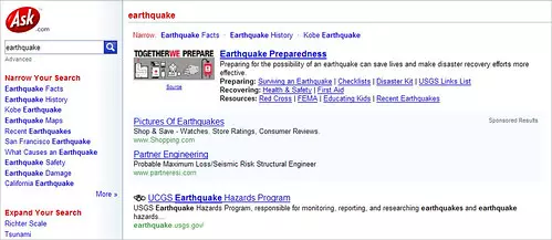 Pergunte aos resultados do Quake