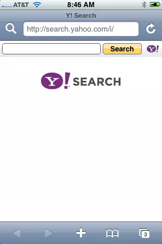 Yahoo Search Meluncurkan Versi Safari iPhone