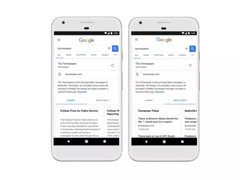 Google fügt ein neues Knowledge Panel hinzu, um Informationen über Nachrichtenverlage bereitzustellen 38451_2