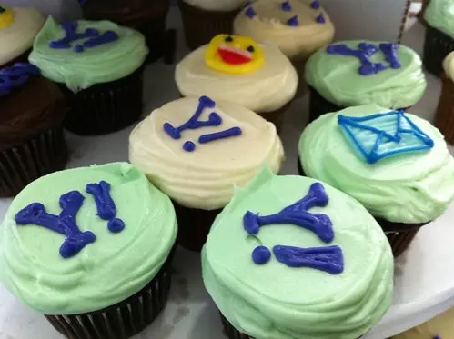 ໜ້າຮັກ Yahoo cupcake!!!!! ລົດຊາດ mint