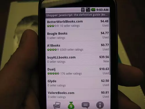 Google Shopper ar gyfer Android