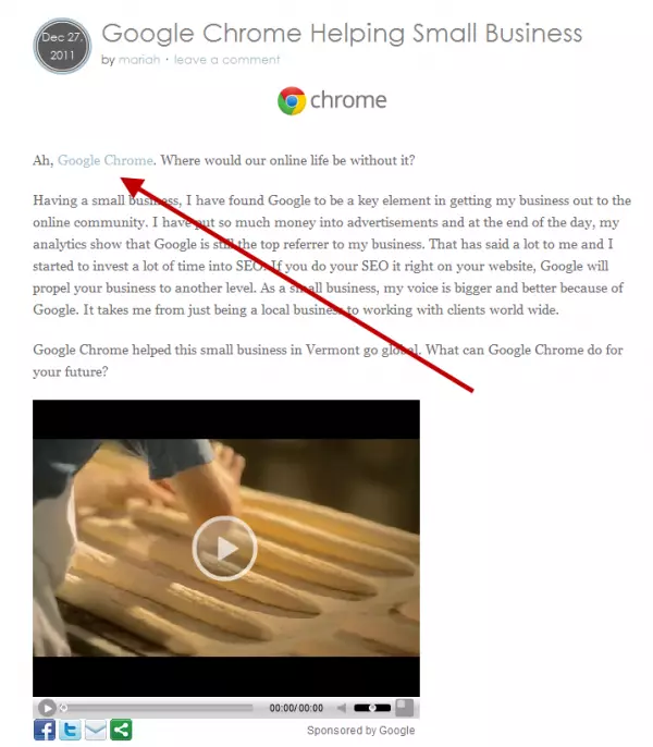 La sbalorditiva campagna di post sponsorizzati di Google per Chrome 3915_3