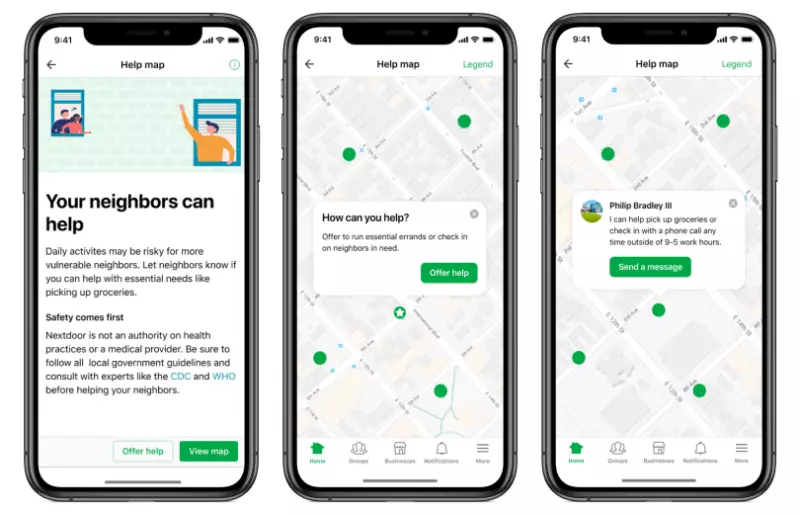 Nextdoor rolt Groepen en Help Map uit als reactie op de uitbraak van het coronavirus 4195_1