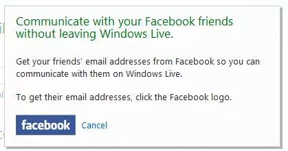 Facebook: Xaq uma lihid inaad dhoofiso ciwaannada iimaylka (haddii aanay ahayn Yahoo iyo Microsoft) 4269_2