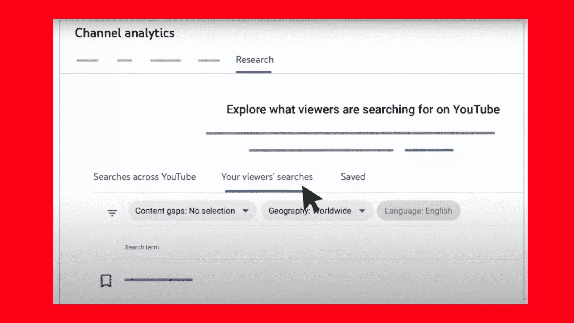 YouTube သည် ရှာဖွေမှုဆိုင်ရာ ထိုးထွင်းသိမြင်မှု ကိရိယာအသစ်ကို စတင်လိုက်ပါသည်။