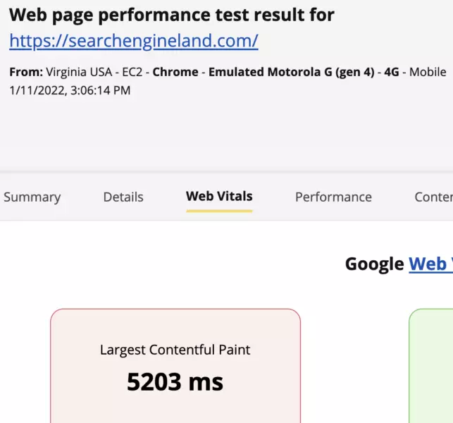 Vaš vodič kroz taktike Core Web Vitals koristeći Cloudflare i WebpageTest 4357_4