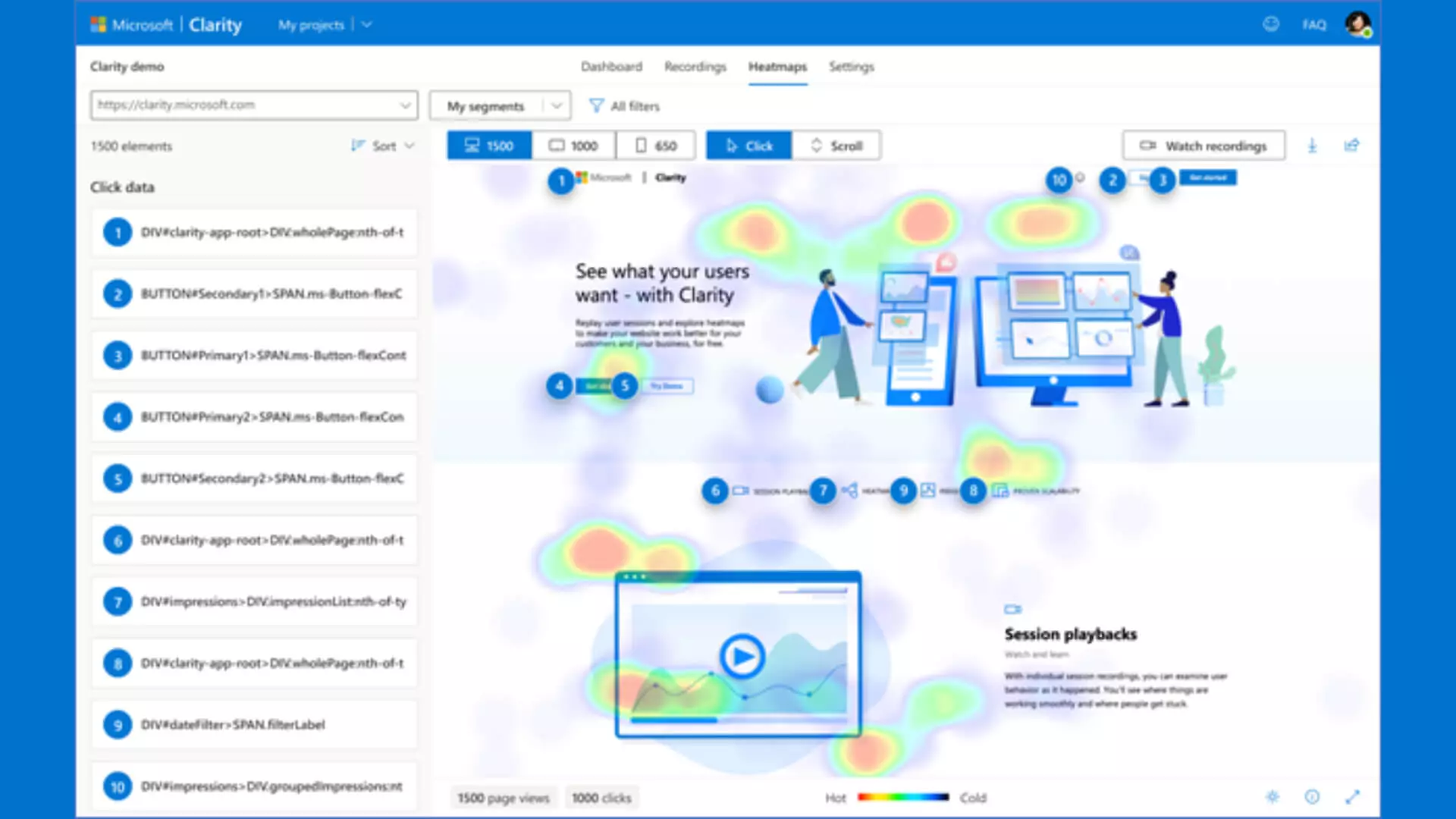 Bing Webmaster Tools füügt Microsoft Clarity Integratioun un