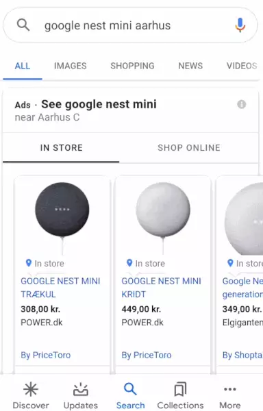 Google, yerel Alışveriş reklamları için 